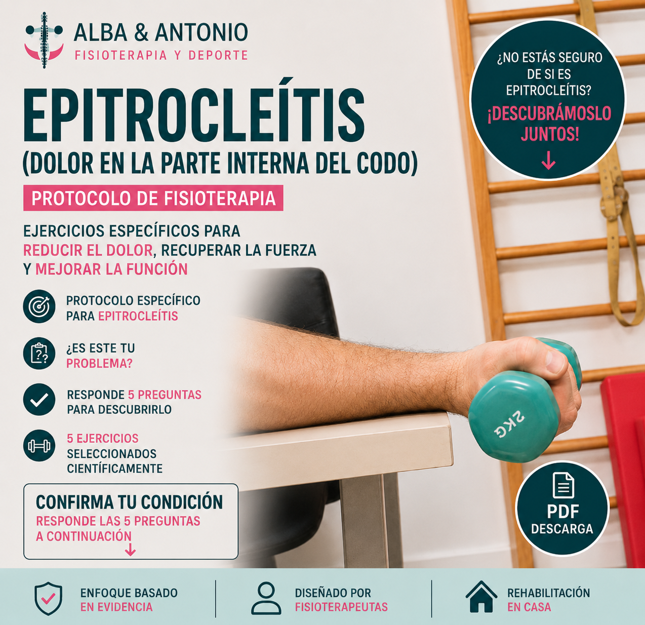 Epitrocleitis (codo de golfista): causas, síntomas, tratamiento y ...